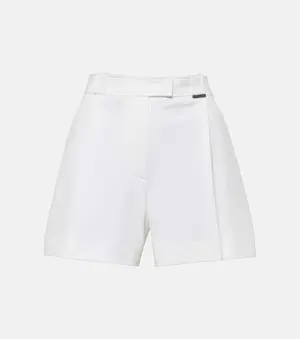 Brunello Cucinelli Pleated Cotton Shorts