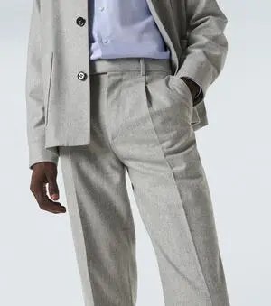 Zegna Wool Straight Trousers