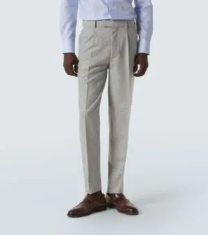 Zegna Wool Straight Trousers