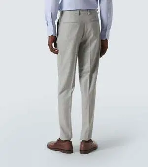 Zegna Wool Straight Trousers