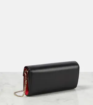CHRISTIAN LOUBOUTIN Leather Wallet On Chain