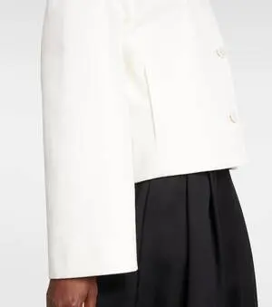FFORME Dev Cropped Denim Jacket - White