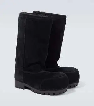 Balenciaga High Suede Boots