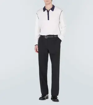 Dolce & Gabbana Silk Polo Sweater