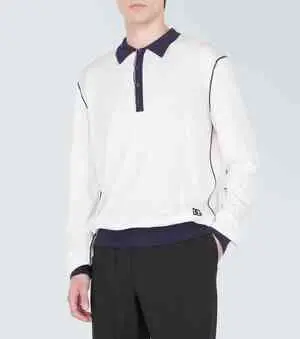 Dolce & Gabbana Silk Polo Sweater