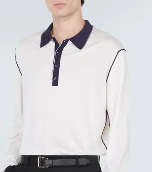 Dolce & Gabbana Silk Polo Sweater