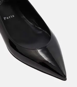 CHRISTIAN LOUBOUTIN Hot Chick Leather Ballet Flats
