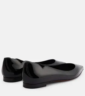 CHRISTIAN LOUBOUTIN Hot Chick Leather Ballet Flats