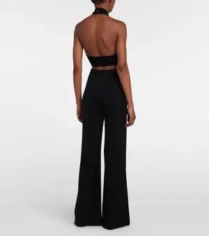Gabriela Hearst Eris Halterneck Wool Bralette