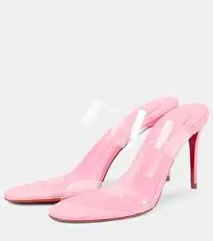 CHRISTIAN LOUBOUTIN Just Nothing 85 Pvc Mules
