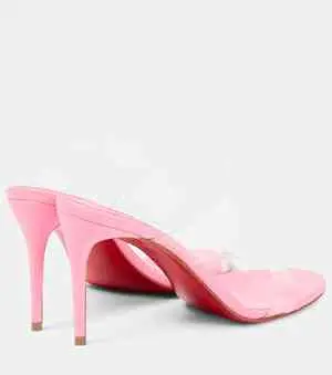CHRISTIAN LOUBOUTIN Just Nothing 85 Pvc Mules
