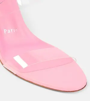 CHRISTIAN LOUBOUTIN Just Nothing 85 Pvc Mules