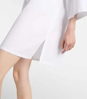 Valentino Garavani Cotton And Linen Minidress