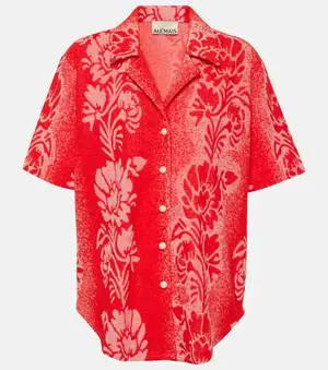 ALEMAIS Martha Printed Cotton-blend Shirt