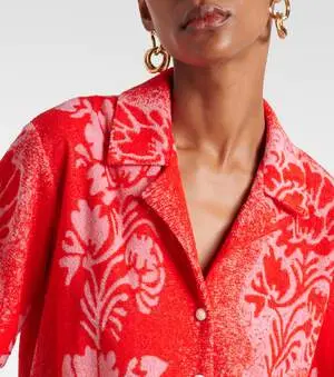 ALEMAIS Martha Printed Cotton-blend Shirt