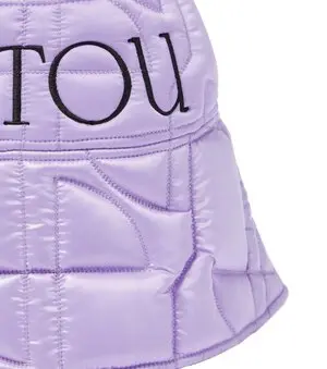 PATOU Logo Quilted Bucket Hat