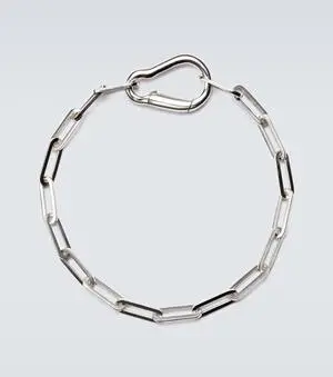 Mateo Carabiner Chain Bracelet - Silver