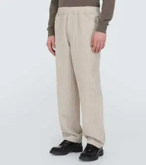 Undercover Pinstripe Wide-leg Trousers