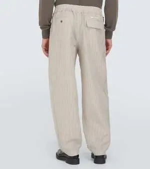 Undercover Pinstripe Wide-leg Trousers