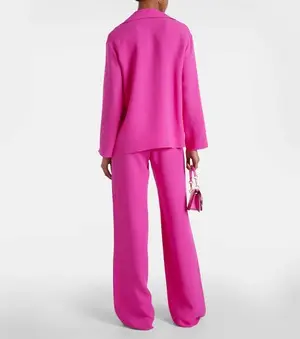 Valentino Garavani Vgold Tie-neck Blouse - Pink