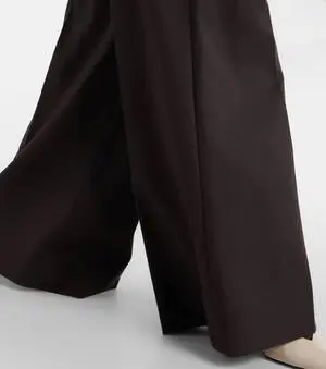 Stella McCartney High-rise Wide-leg Wool Pants