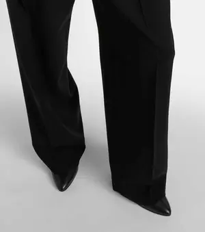 THE ROW Igor Wide-leg Wool-blend Pants
