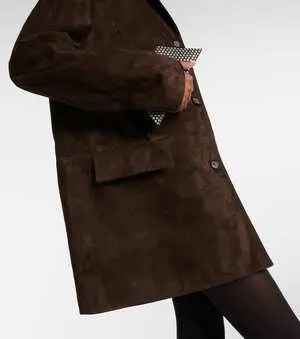 Magda Butrym Oversized Suede Jacket