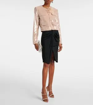 SELF-PORTRAIT Sequined Jacket