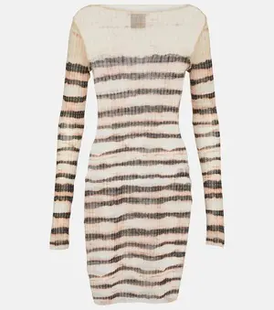 JEAN PAUL GAULTIER X Knwls Striped Minidress - Multicoloured