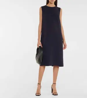 THE ROW Mirna Cady Sheath Dress - Blue