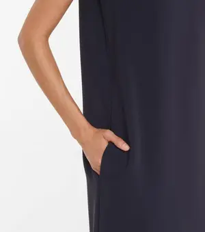 THE ROW Mirna Cady Sheath Dress - Blue