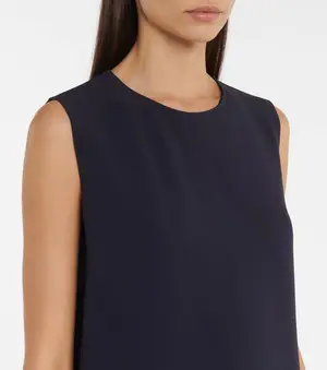 THE ROW Mirna Cady Sheath Dress - Blue