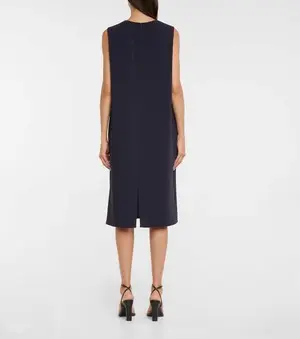 THE ROW Mirna Cady Sheath Dress - Blue