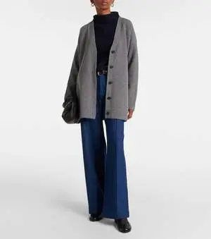 Vince Oversized Wool-blend Cardigan