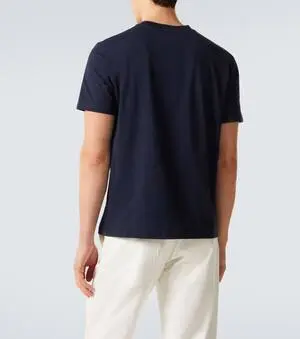 AMI Paris De Cœur Cotton T-shirt - Blue