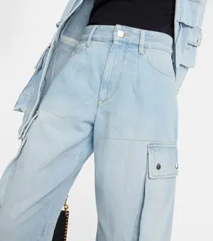 Isabel Marant Étoile Elore Denim Cargo Pants