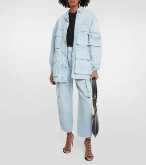 Isabel Marant Étoile Elore Denim Cargo Pants