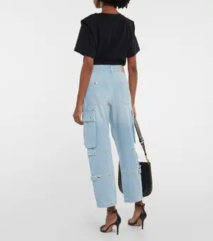 Isabel Marant Étoile Elore Denim Cargo Pants