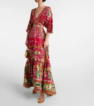 Camilla Printed Maxi Dress - Multicoloured