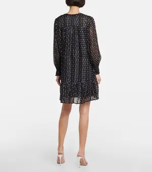 Velvet By Graham & Spencer Printed Chiffon Minidress
