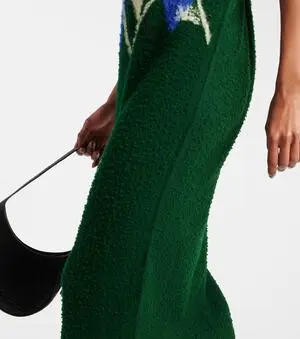 Burberry Argyle Wool Maxi Dress