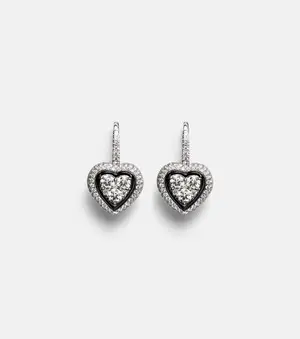 KAMYEN 18kt White Gold Diamond Earrings - Silver