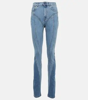 Mugler Frill Jeans For Women