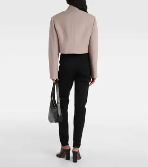 Alaïa High-rise Gabardine Leggings