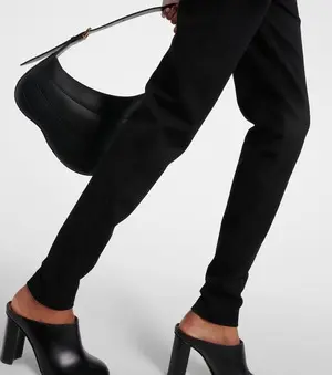 Alaïa High-rise Gabardine Leggings