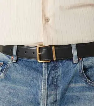 Miu Miu Leather Belt - Black