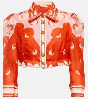 Zimmermann High Tide Eyelet-trimmed Shirt