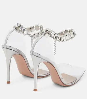 GIANVITO ROSSI Embellished Pvc Pumps