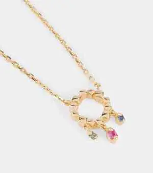 SUZANNE KALAN 18kt Yellow Necklace With Sapphires