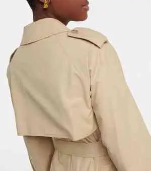 NILI LOTAN Tanner Cotton-blend Trench Coat